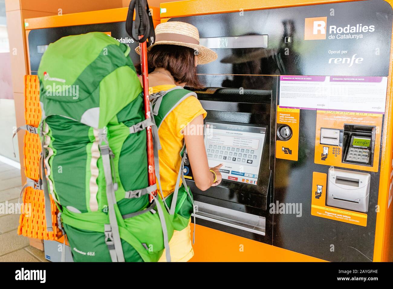 Light rail train ticket machine hi-res stock photography and images - Alamy