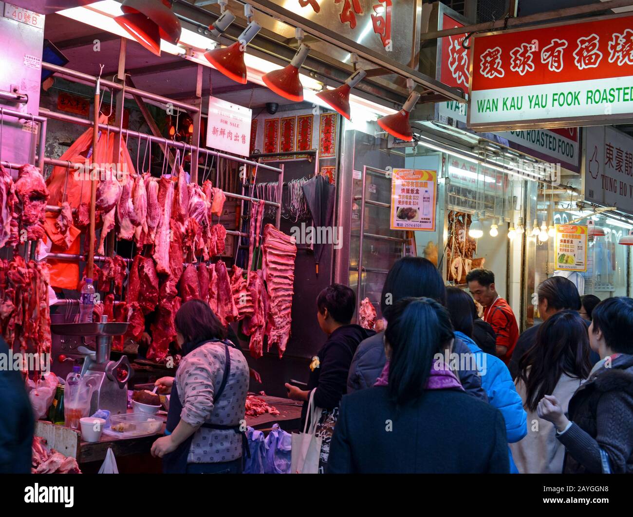 Open air meat markets are often unsanitary harboring contamination from ...