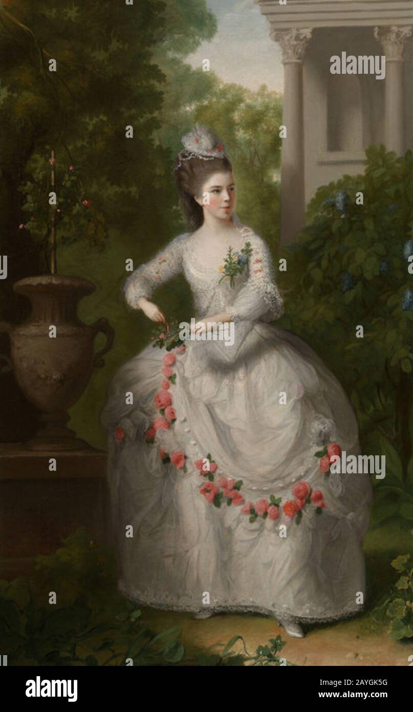Frances Abington as Lady Bab Lardoon in 'The Maid of the Oaks' by ...