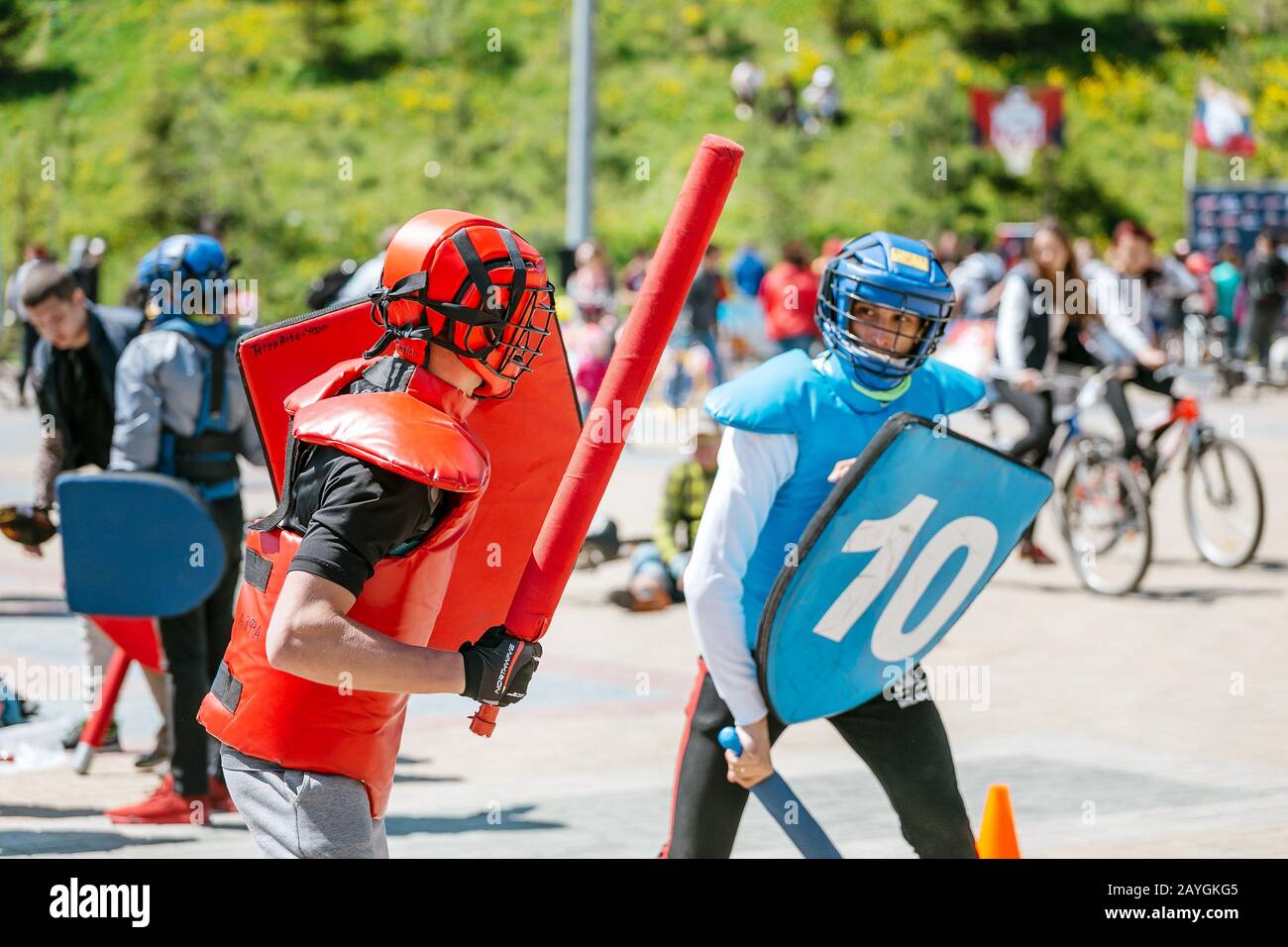 Sword duel hi-res stock photography and images - Alamy