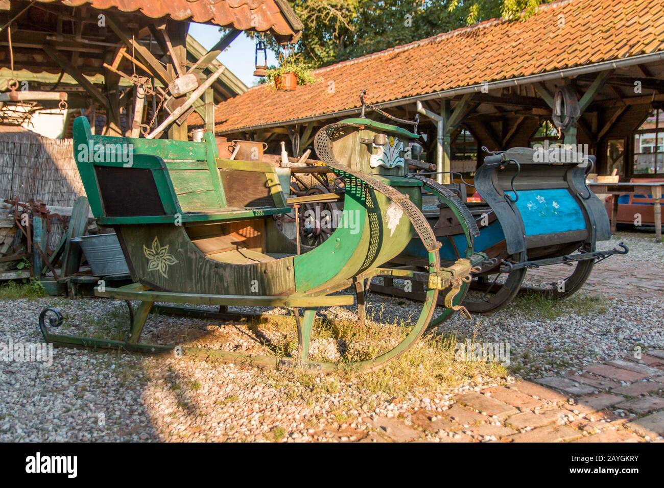 Gietrzwald, Polen - 21 juli 2018: A special restaurant in Poland where ...