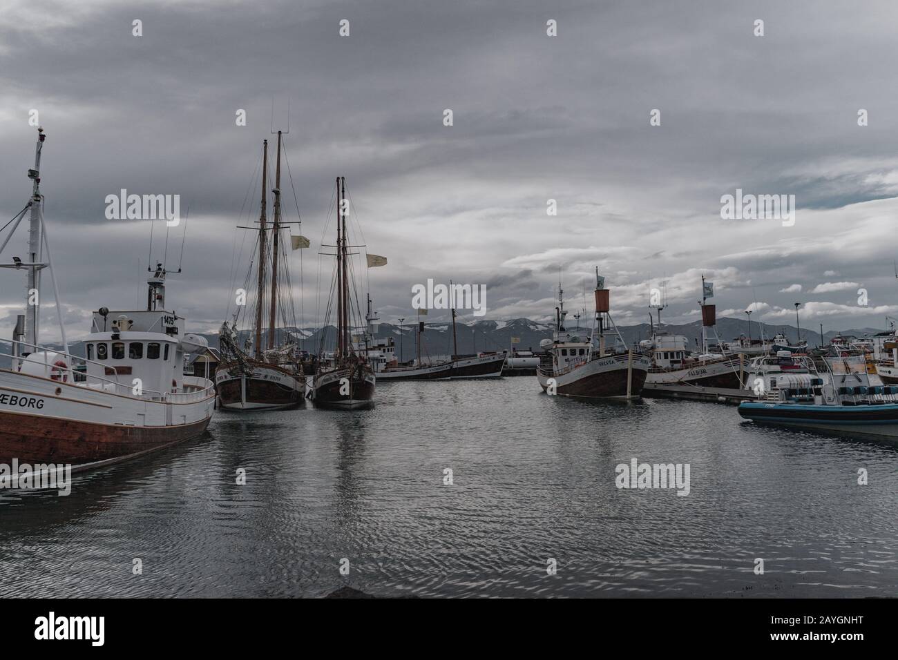 Husavik harbour hi-res stock photography and images - Alamy