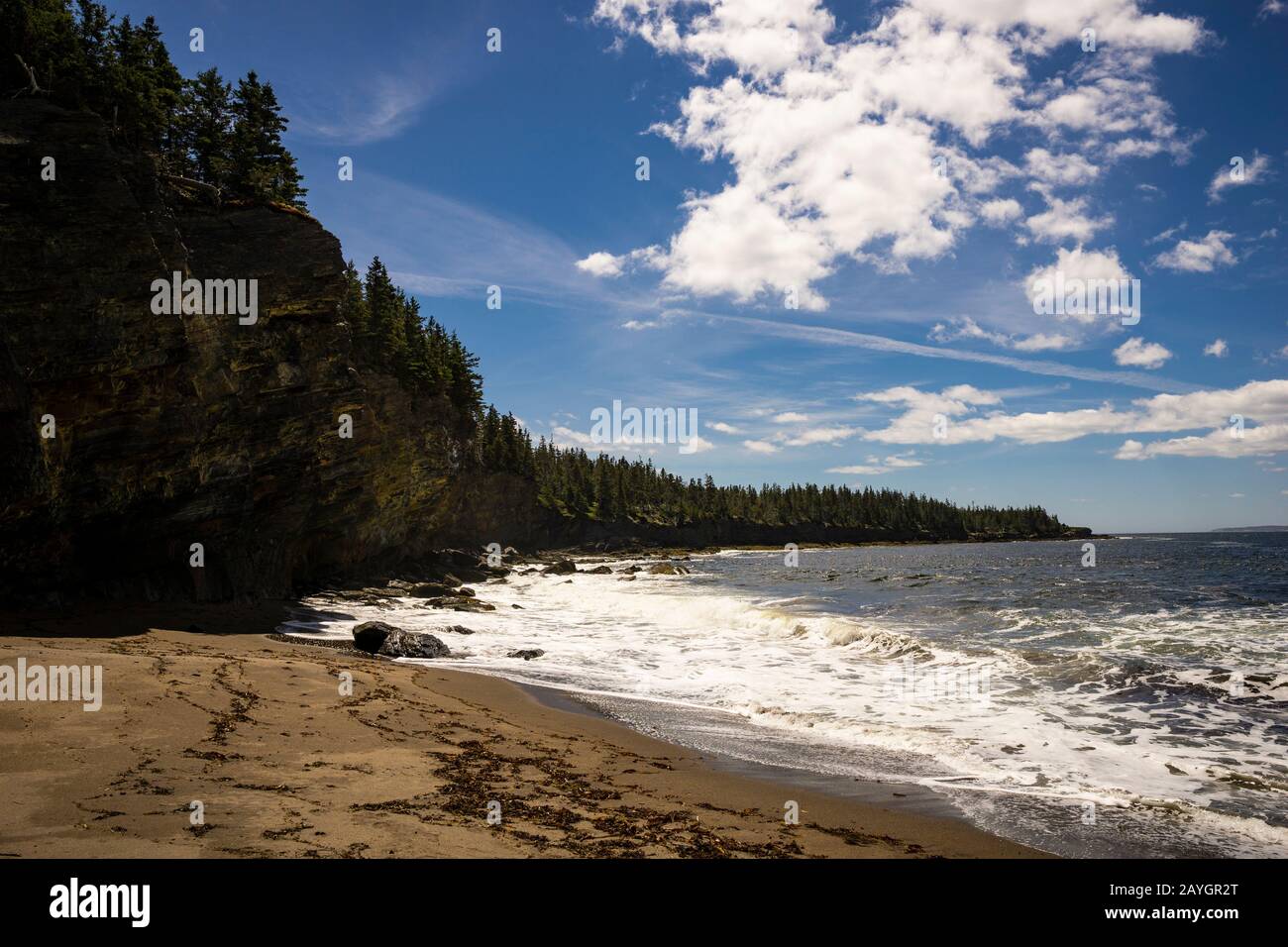 The "hidden beach" on the Gaff Point hike near Hirtles Beach on the ...