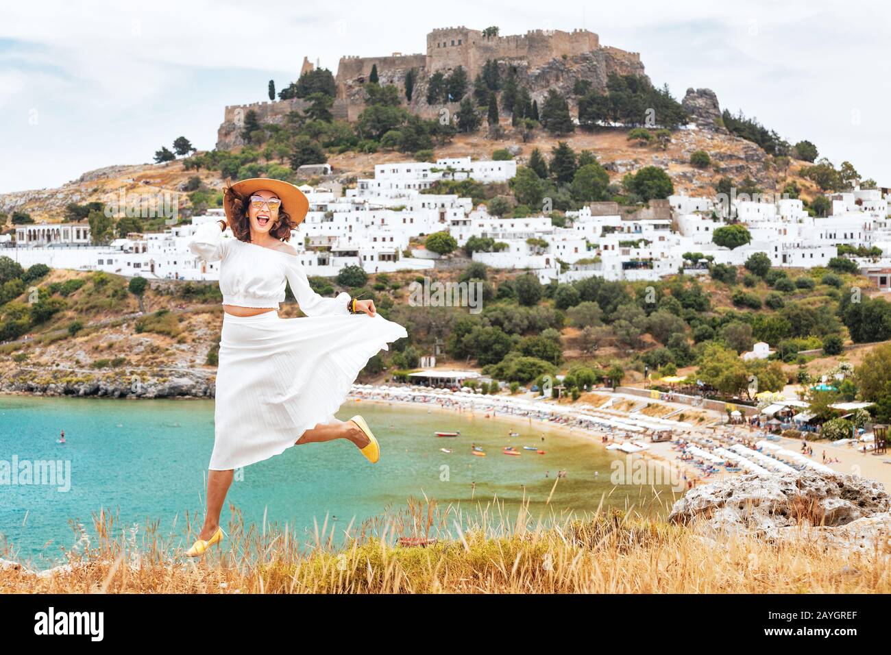 Happy rhodes hi-res stock photography and images - Alamy