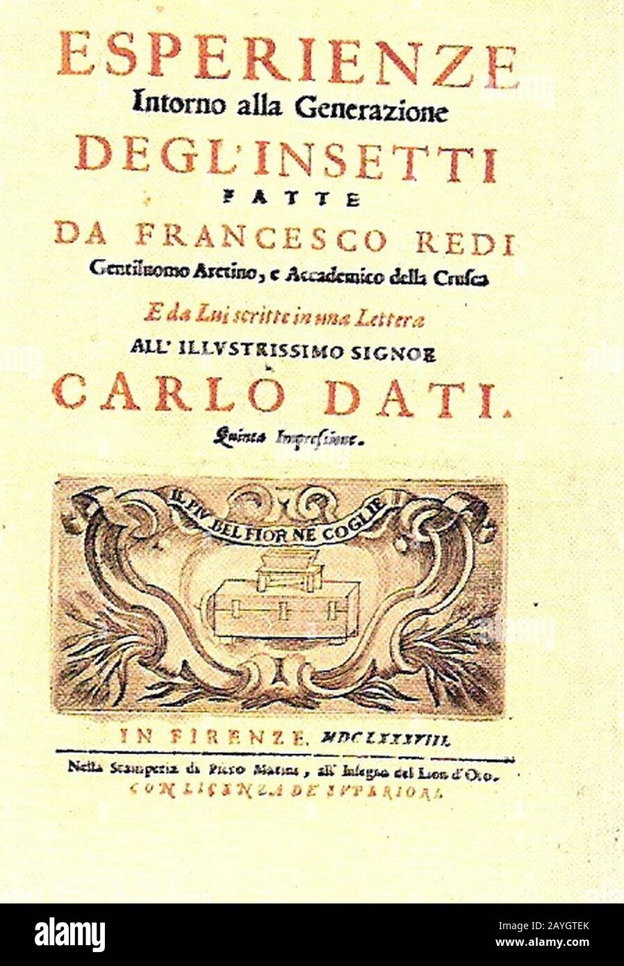 Francesco redi hi-res stock photography and images - Alamy