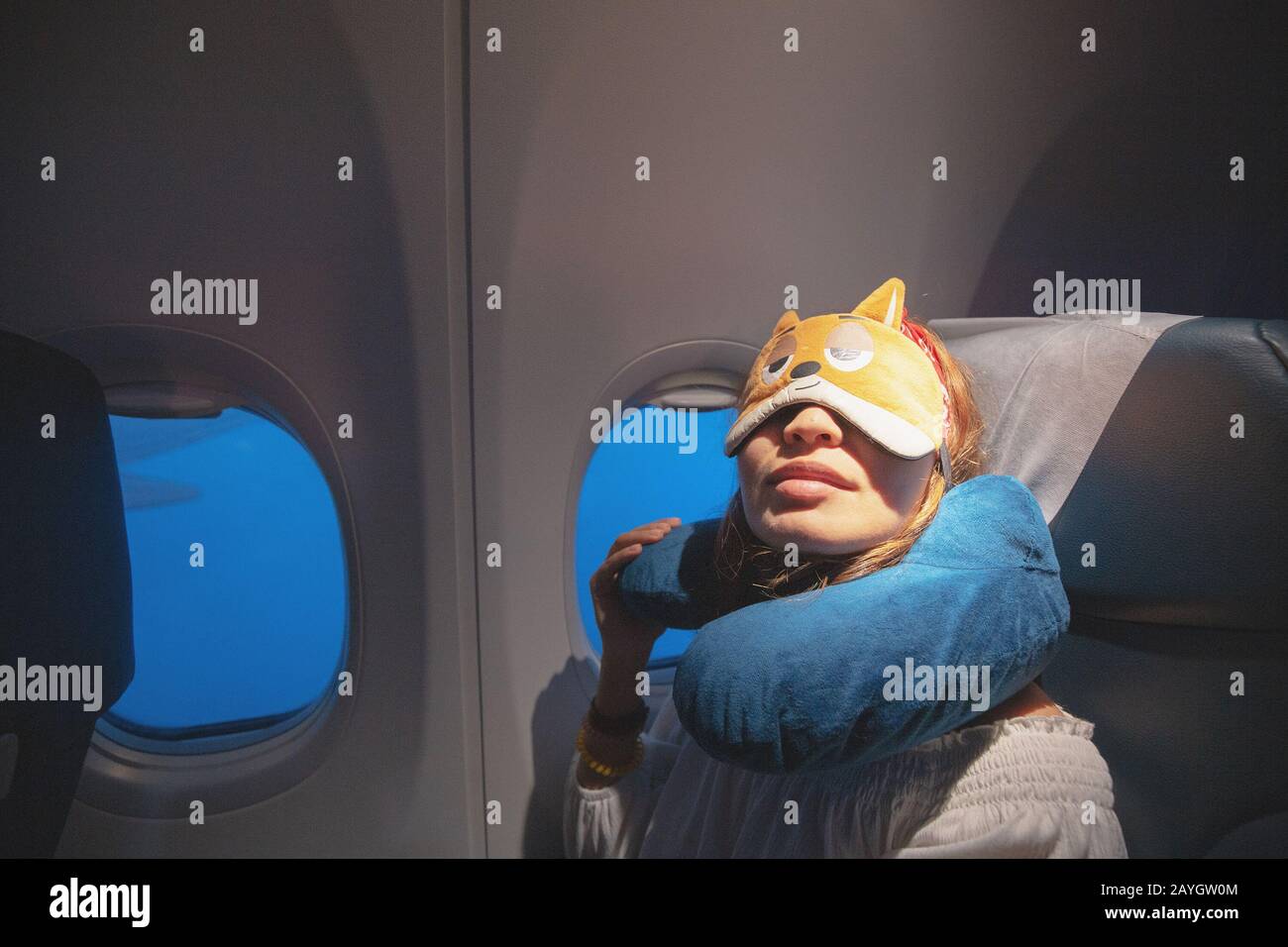 Airport sleep mask hi-res stock photography and images - Alamy