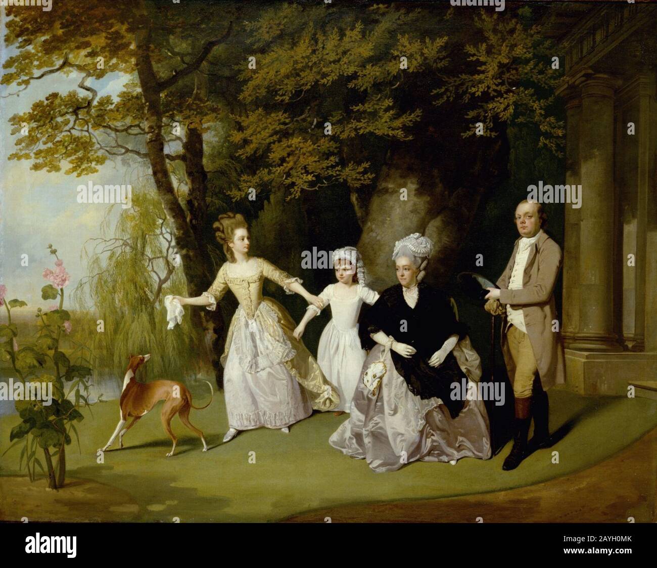 Francis Wheatley - The Wilkinson Family Stock Photo - Alamy