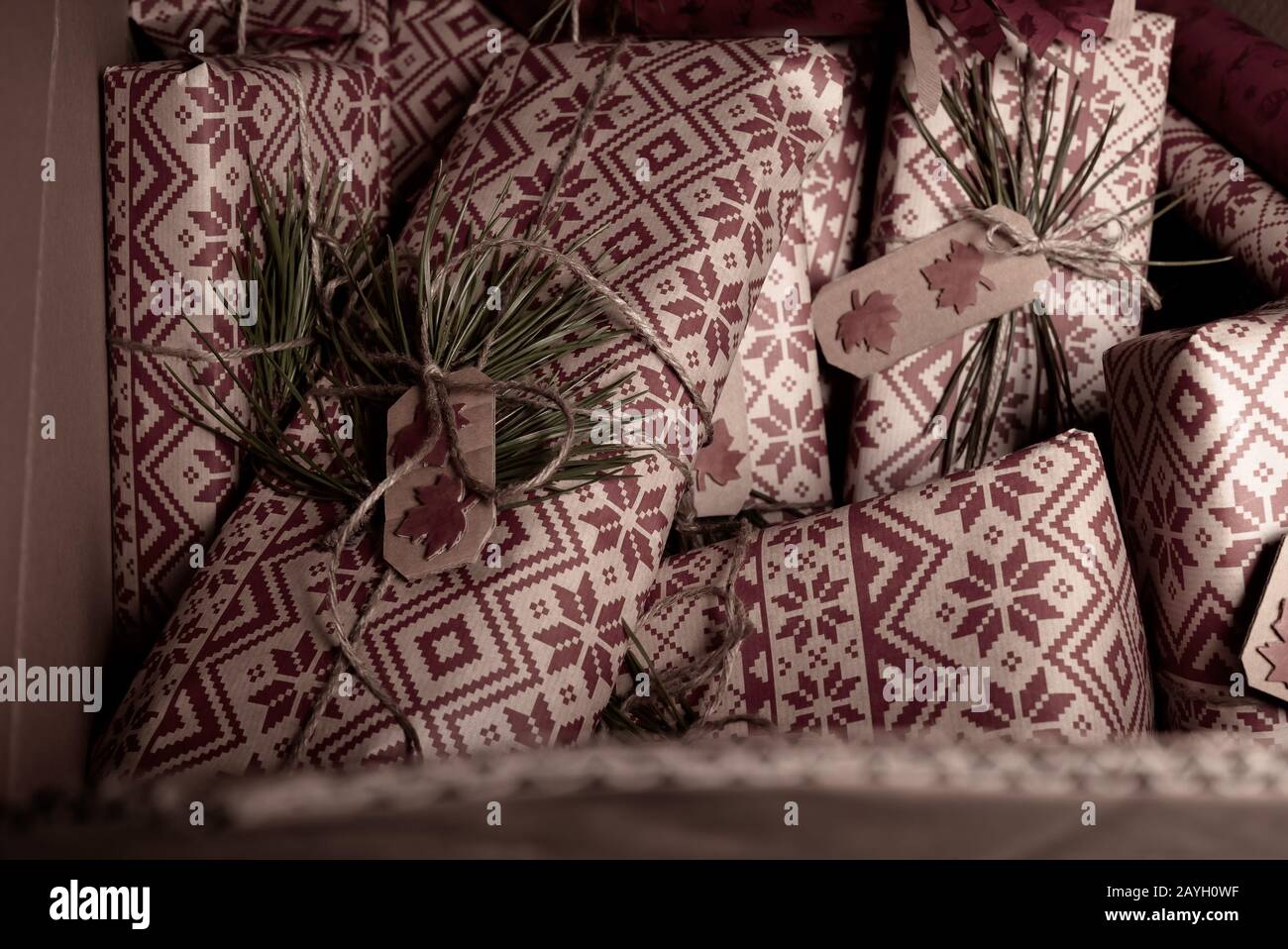Wrapping up a box hi-res stock photography and images - Alamy