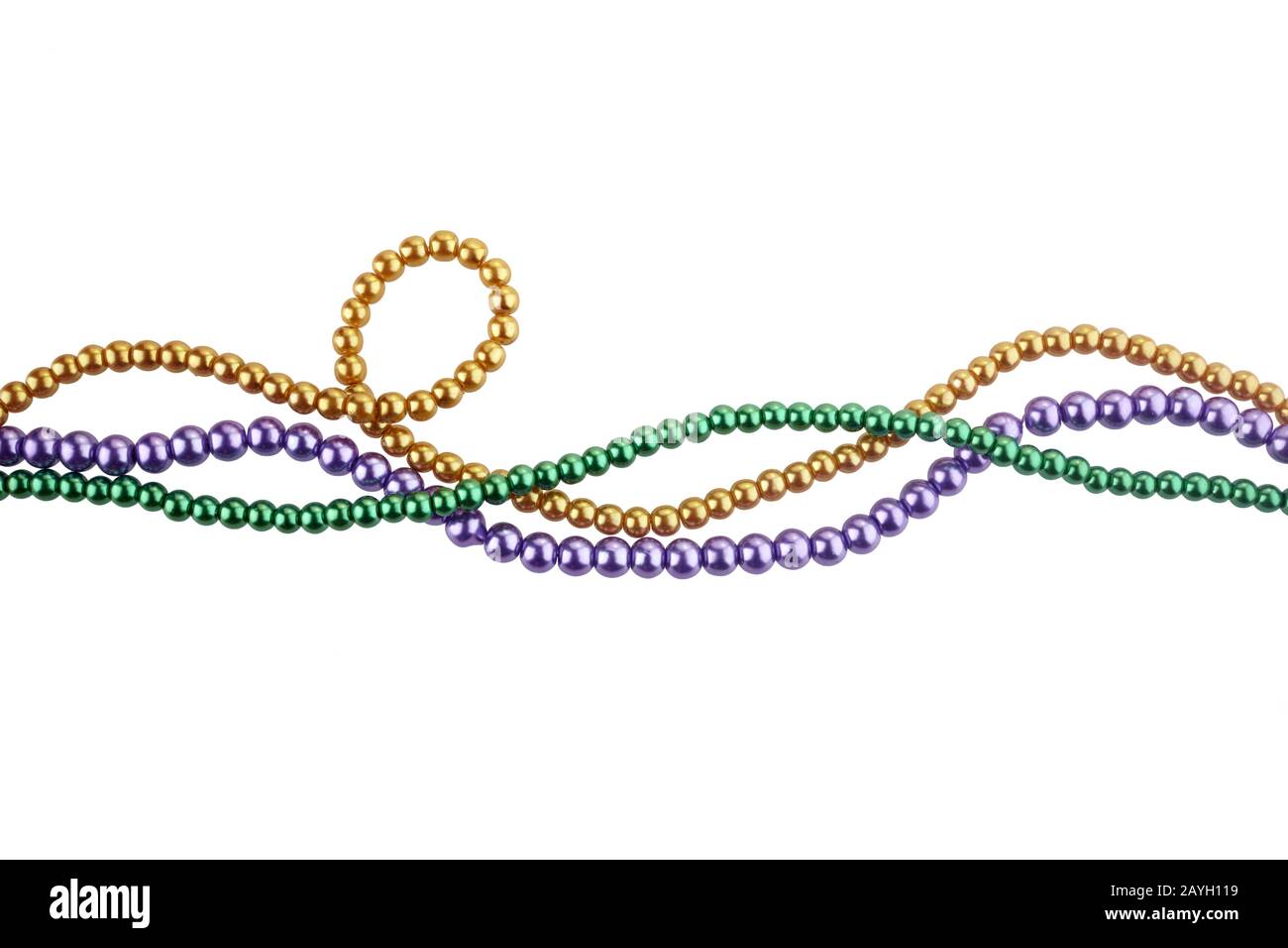 Mardi Gras Beads Border Png