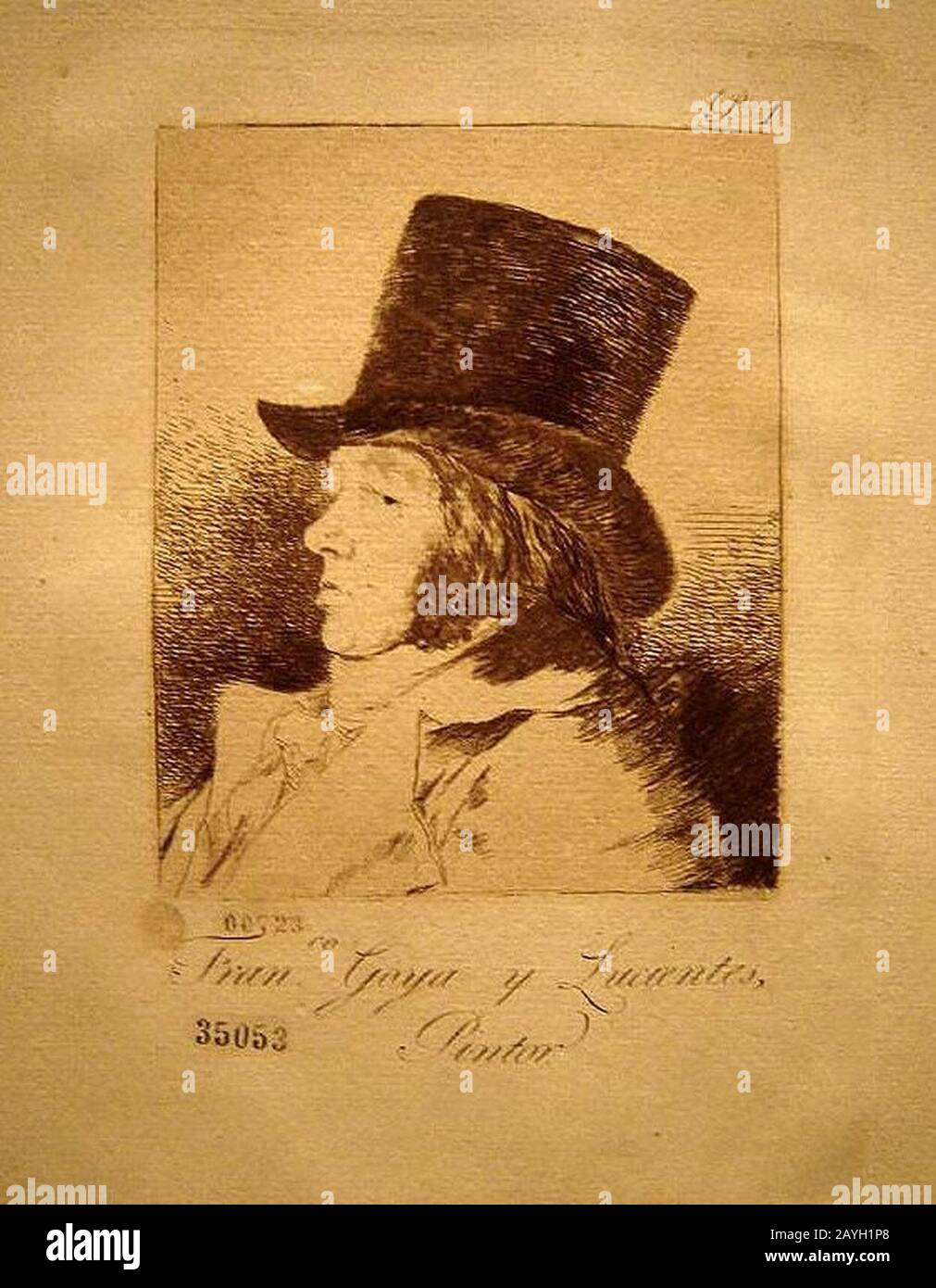 Francisco de Goya - Fran.co Goya y Lucientes, Pintor (Autorretrato ...