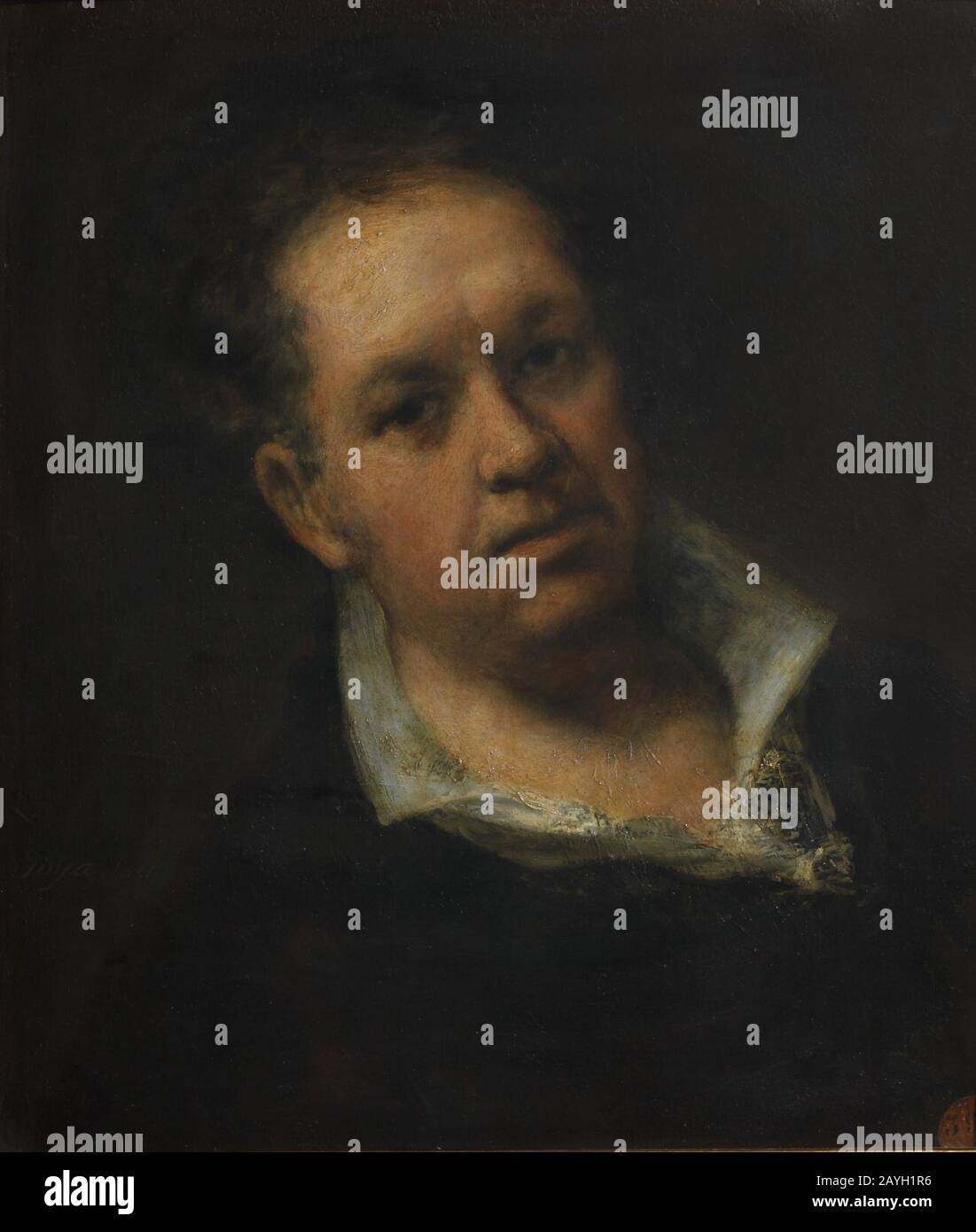 Francisco de Goya - Autorretrato Stock Photo - Alamy