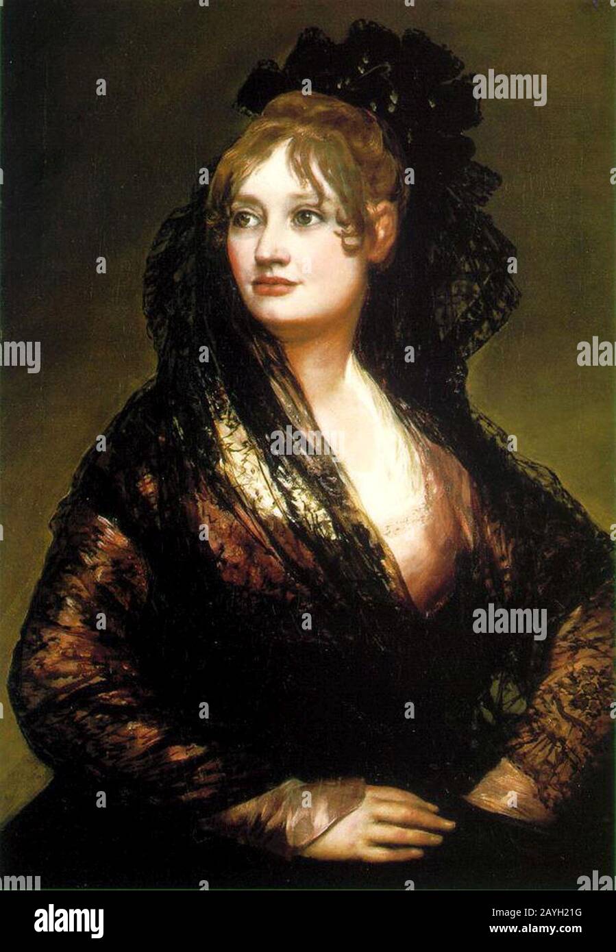 Francisco de Goya y Lucientes - Doña Isabel de Porcel Stock Photo - Alamy