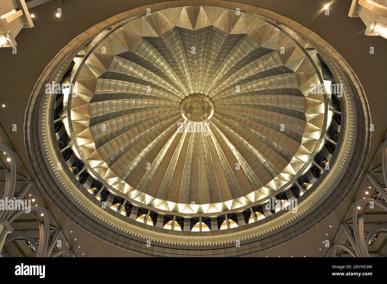 inside The Tuanku Mizan Zainal Abidin Mosque, or Iron Mosque in ...