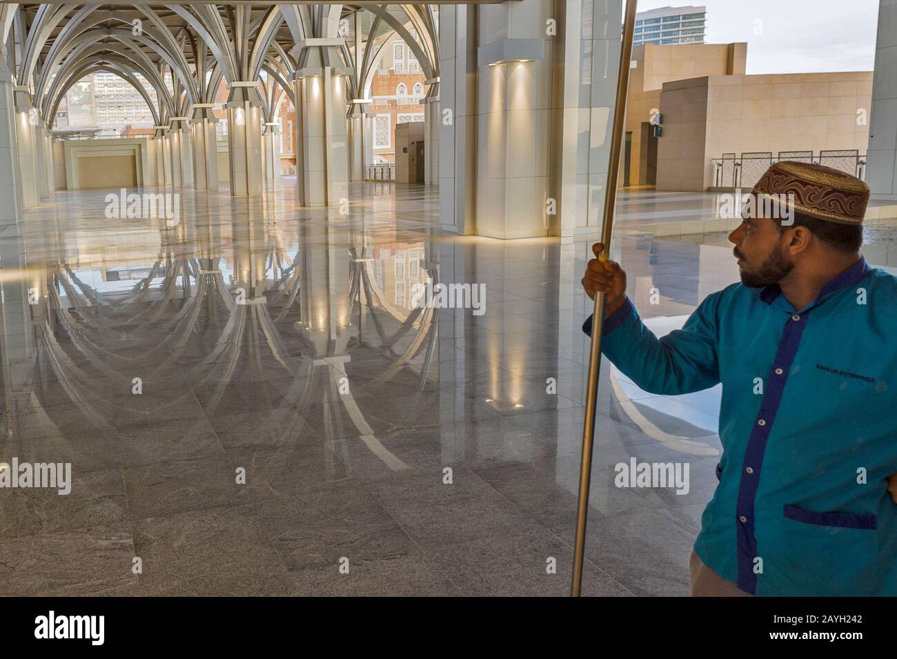 inside The Tuanku Mizan Zainal Abidin Mosque, or Iron Mosque in ...