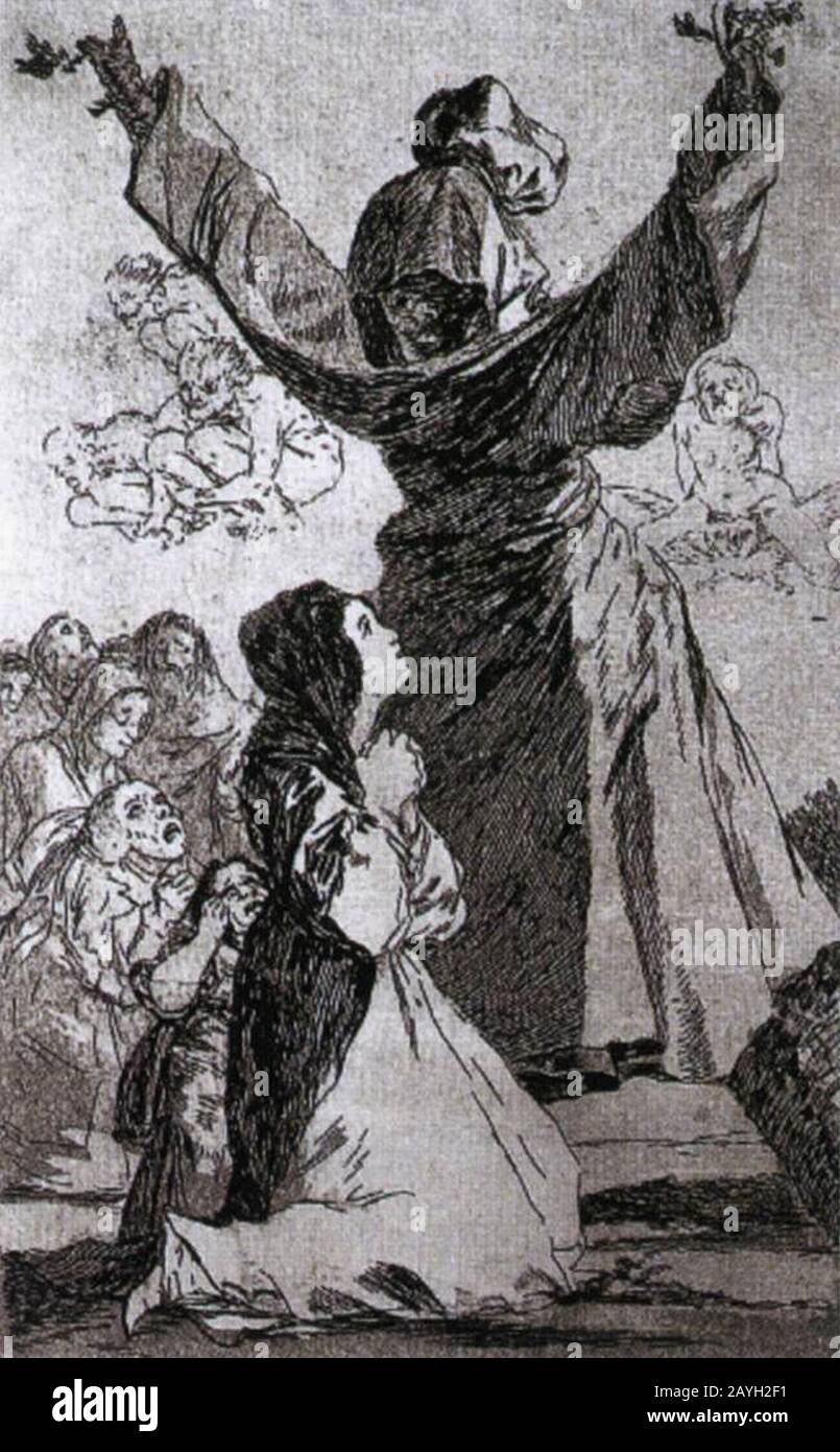 Francisco de Goya y Lucientes - What a taylor can do! Stock Photo - Alamy