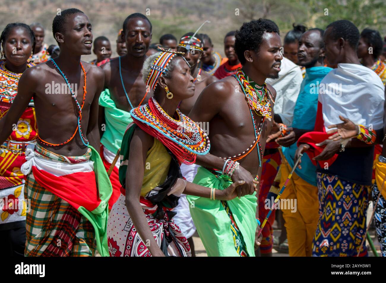 Kenyan People Dancing