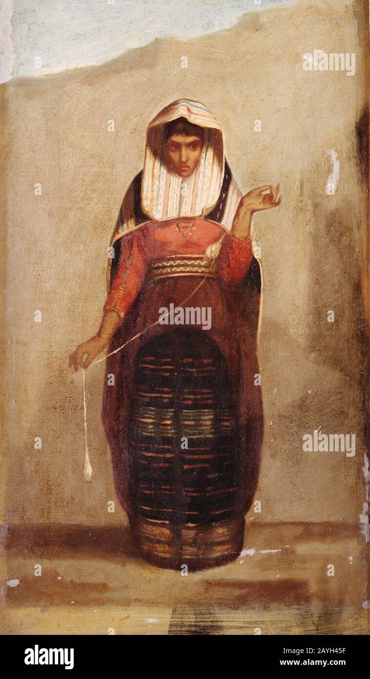 Francisco Laso - The Spinner Stock Photo - Alamy