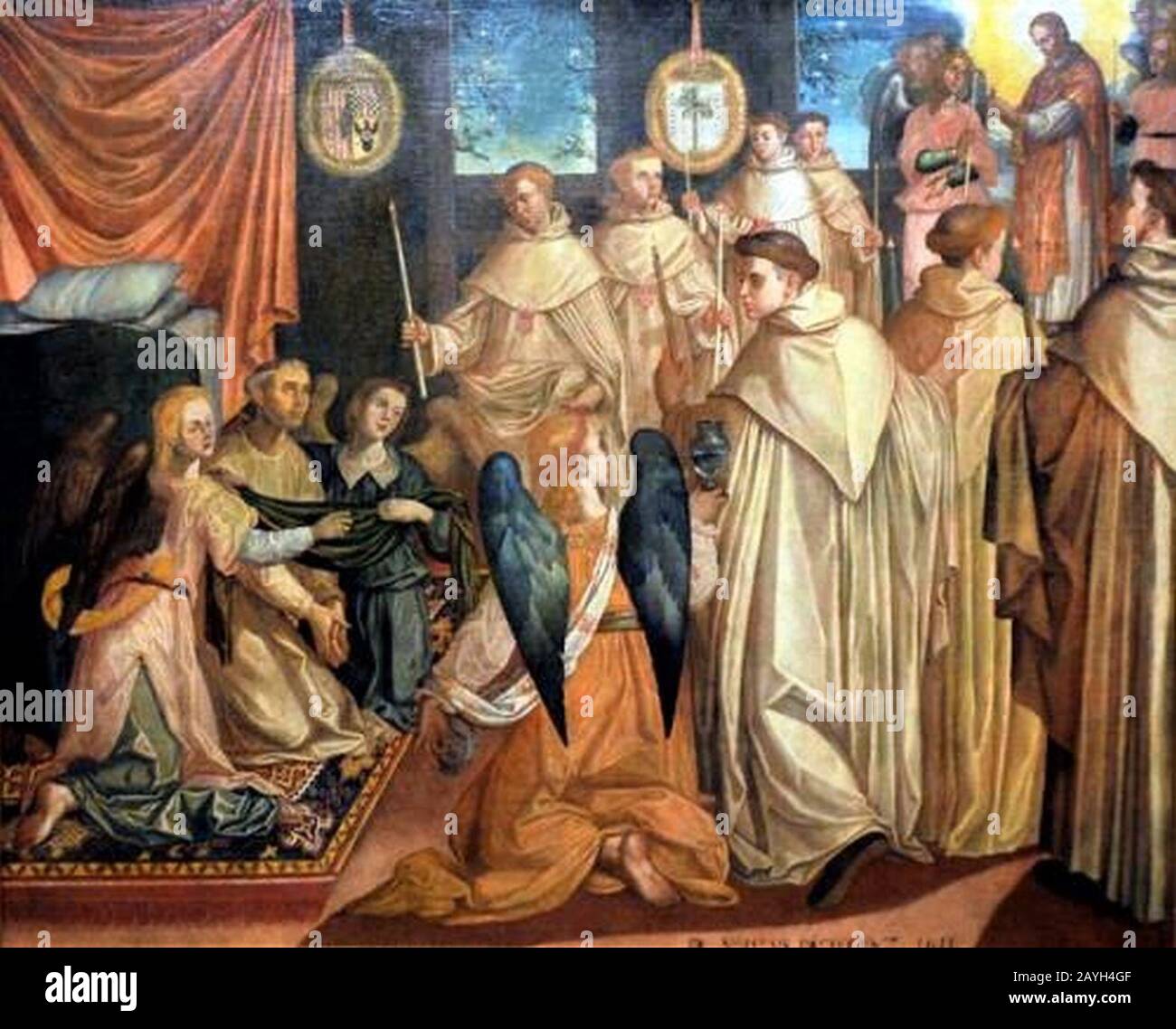 Francisco Pacheco-Last Communion of Raymond Nonnatus Stock Photo - Alamy