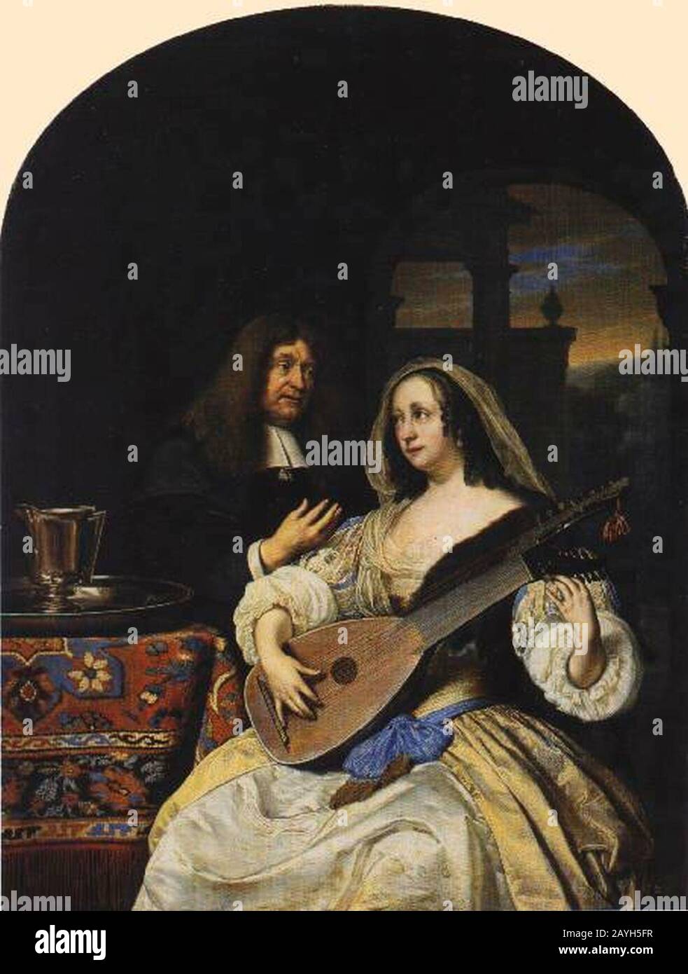 Franciscus Sylvius and his Wife Stock Photo - Alamy