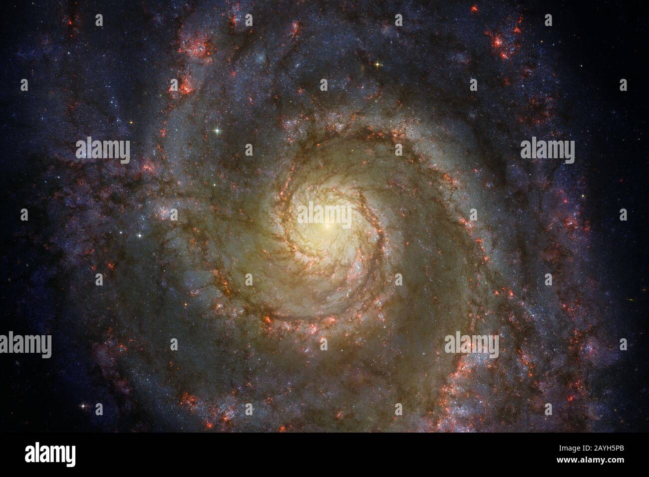 Golden Spiral Galaxy