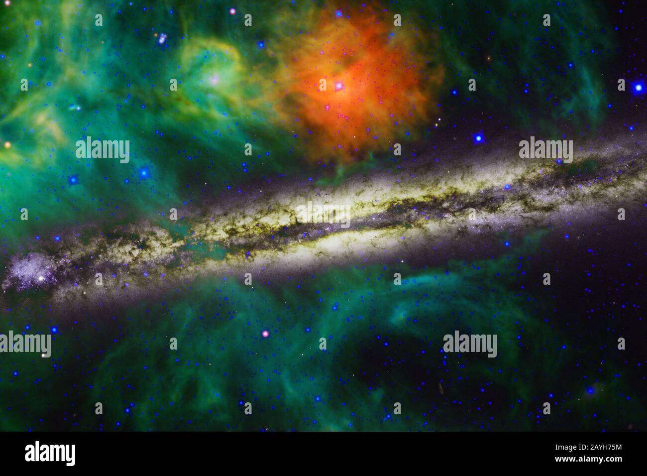 Beauty of endless cosmos. Science fiction wallpaper. Elements of this ...