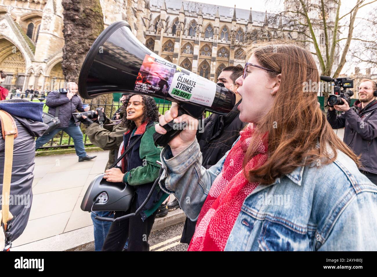 Megaphone parliament uk hi-res stock photography and images - Alamy