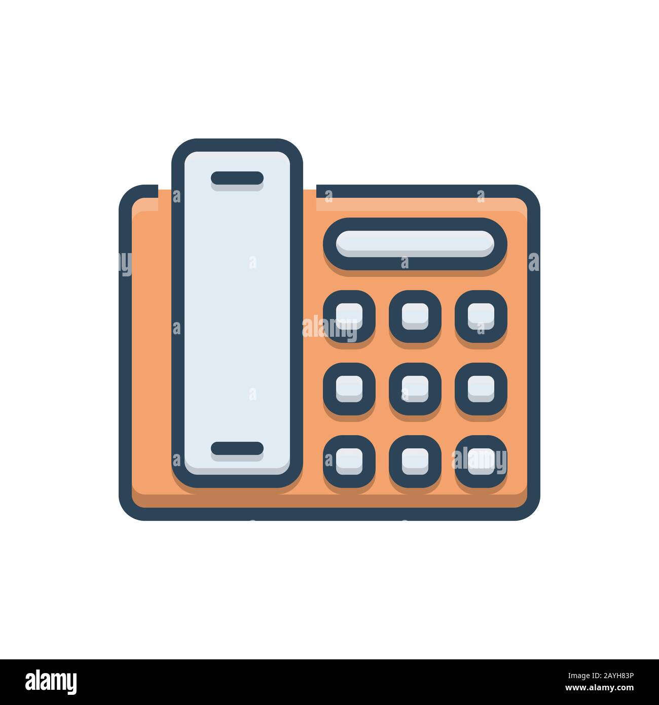 Illustration for Telephone Stock Vector Image & Art - Alamy