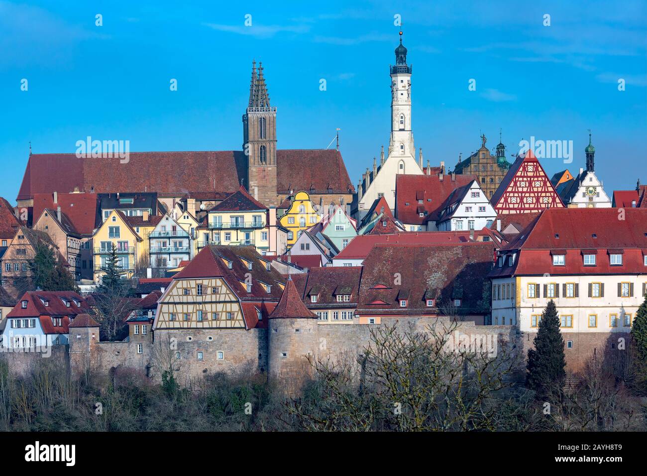 Rothenburg germany city wall hi-res stock photography and images - Alamy