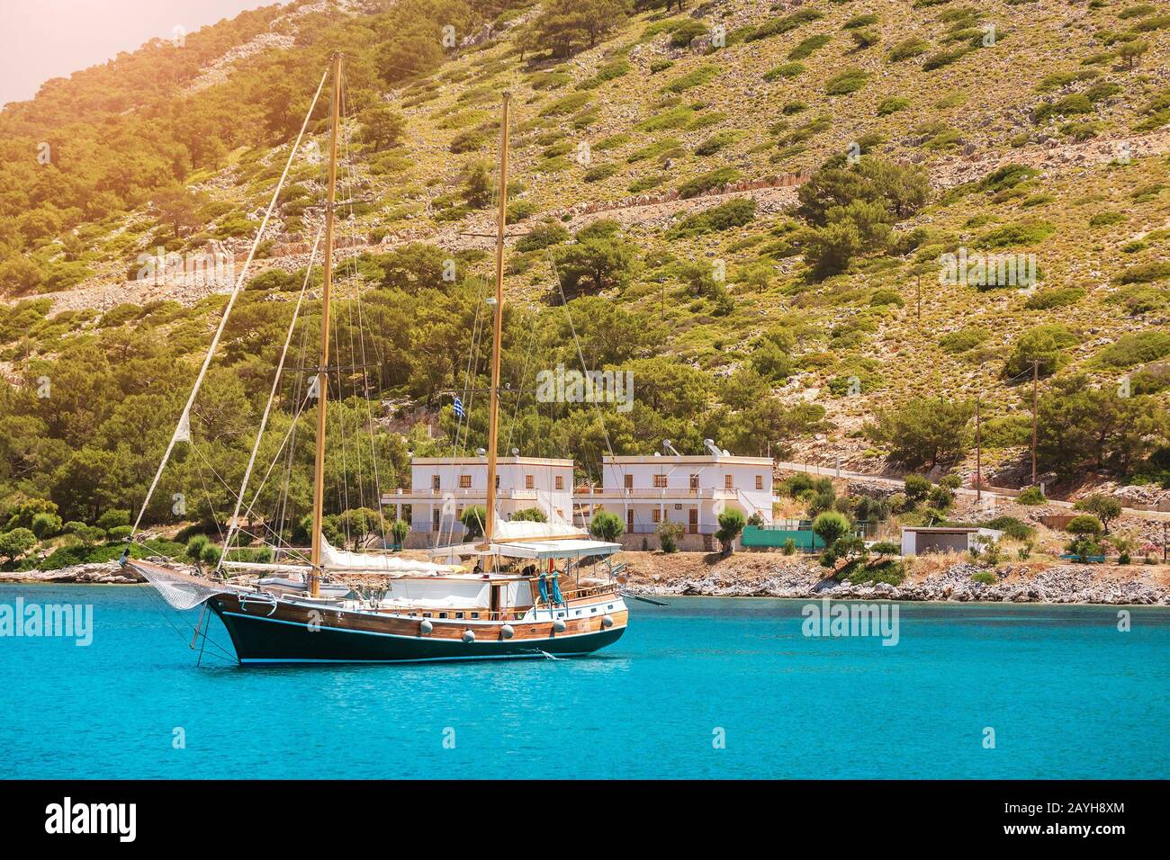 Two masted brigantine hi-res stock photography and images - Alamy
