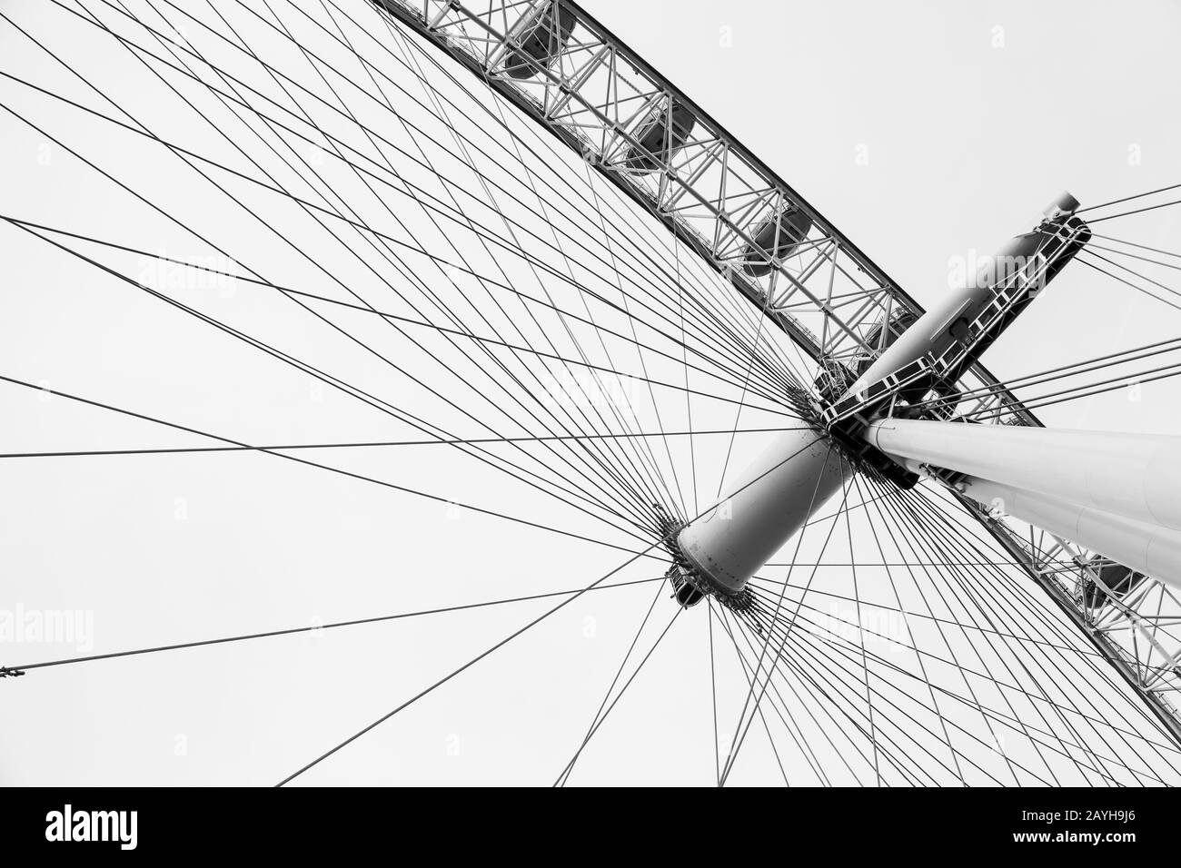 London, United Kingdom - October 31, 2017: London Eye. Ferris wheel ...