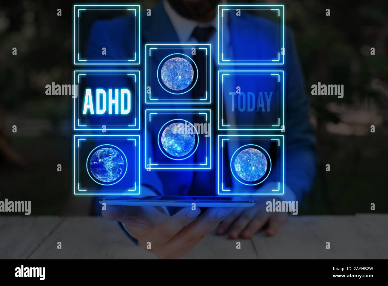 Word writing text Adhd. Business photo showcasing Mental health ...