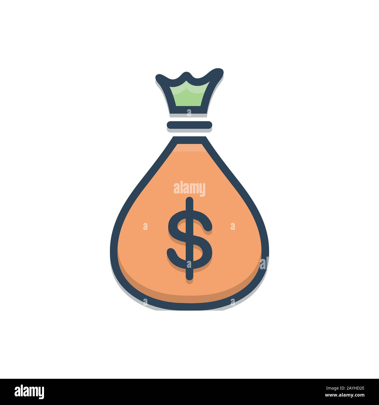 Illustration for Money bag Stock Vector Image & Art - Alamy