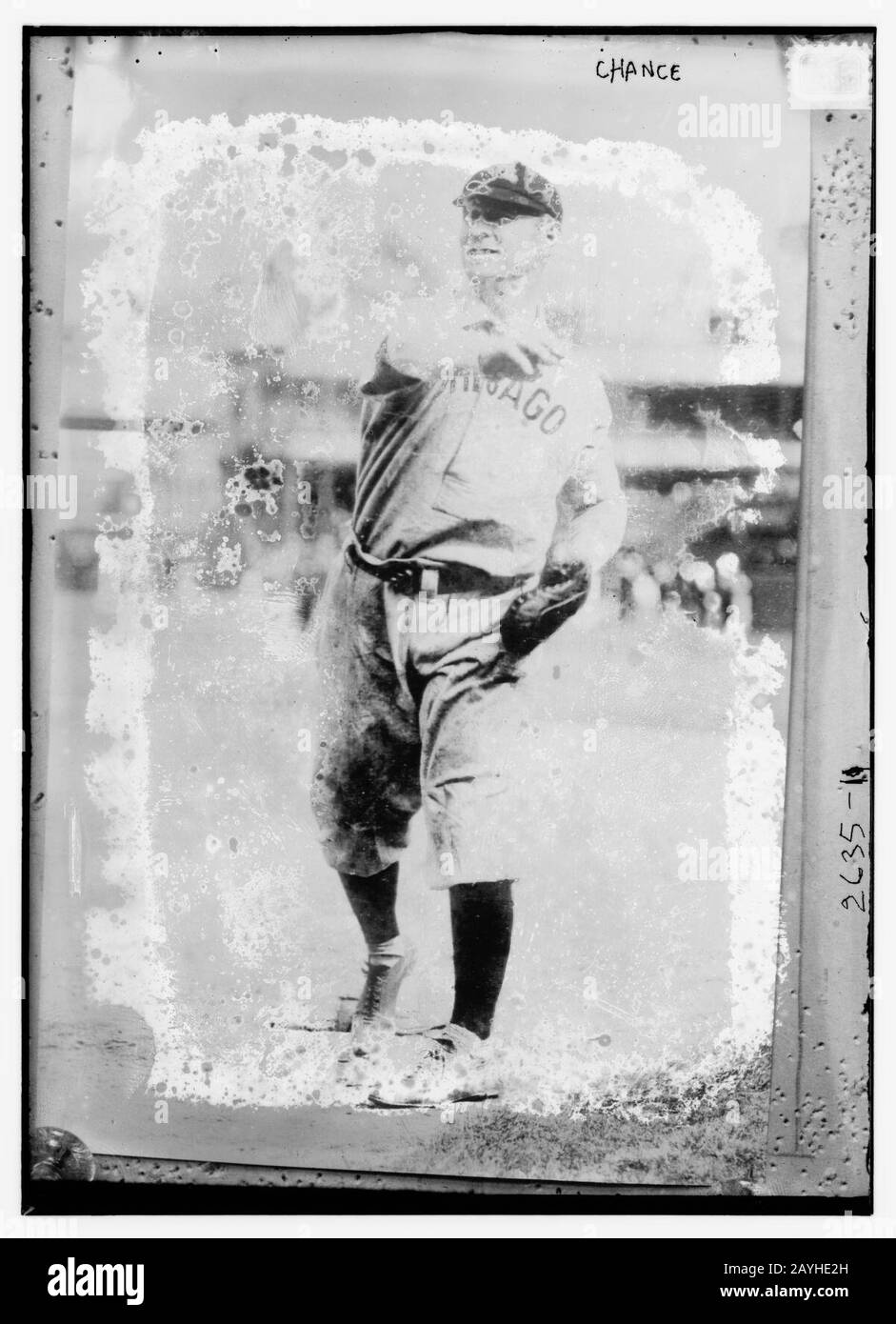 Frank Chance, Chicago NL, at Polo Grounds, NY (baseball Stock Photo - Alamy