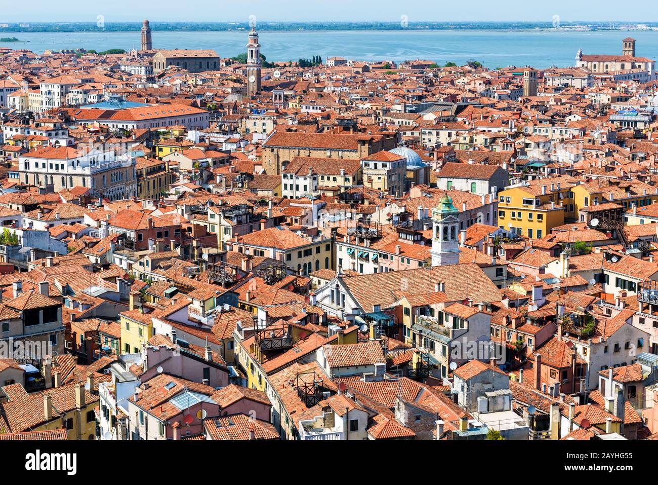 Aerial view venice hi-res stock photography and images - Alamy
