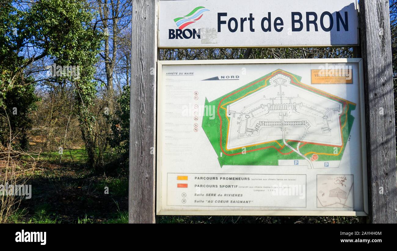 Bron fort, Bron, France Stock Photo - Alamy