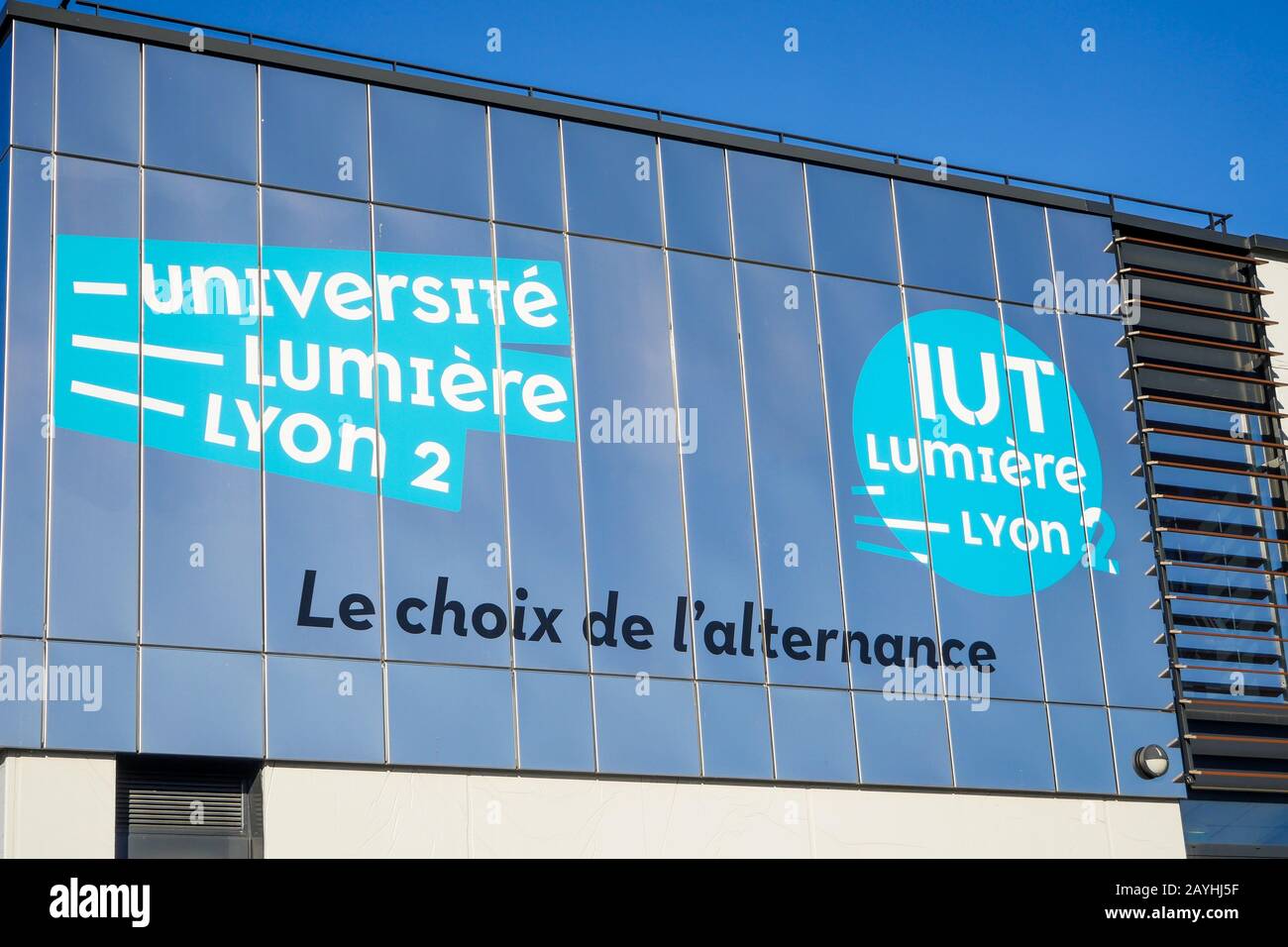 Campus of Lyon 2 Lumiere University, Bron, France Stock Photo - Alamy