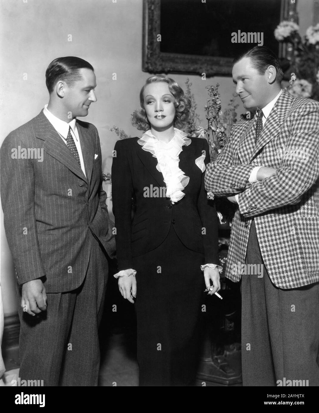 Visitor G. O. ALLEN Captain of the English Cricket Team with MARLENE ...