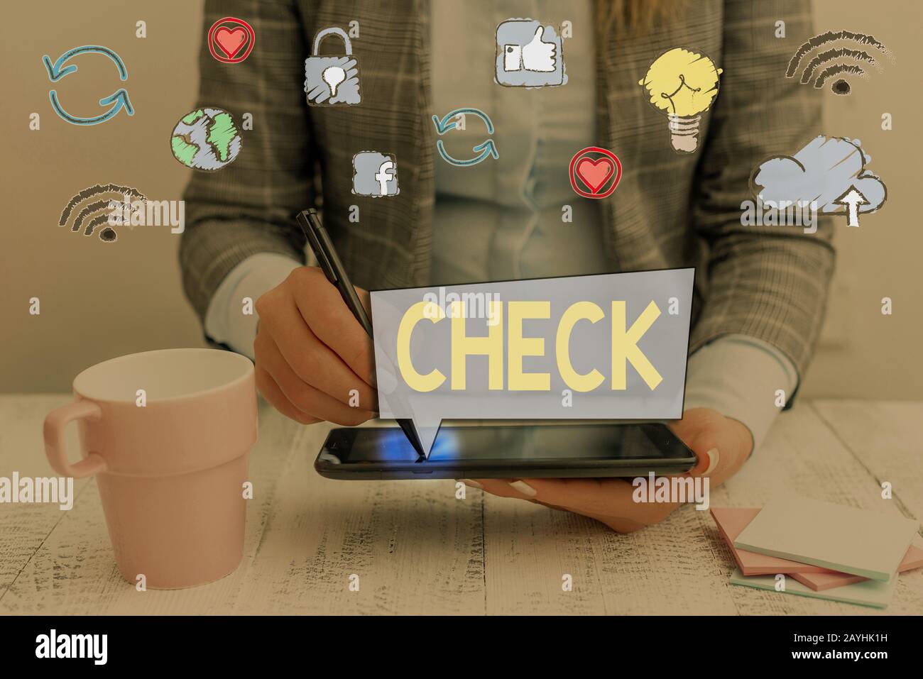 Writing Note Showing Check Business Concept For Mark Click On A Box In Order To Select A