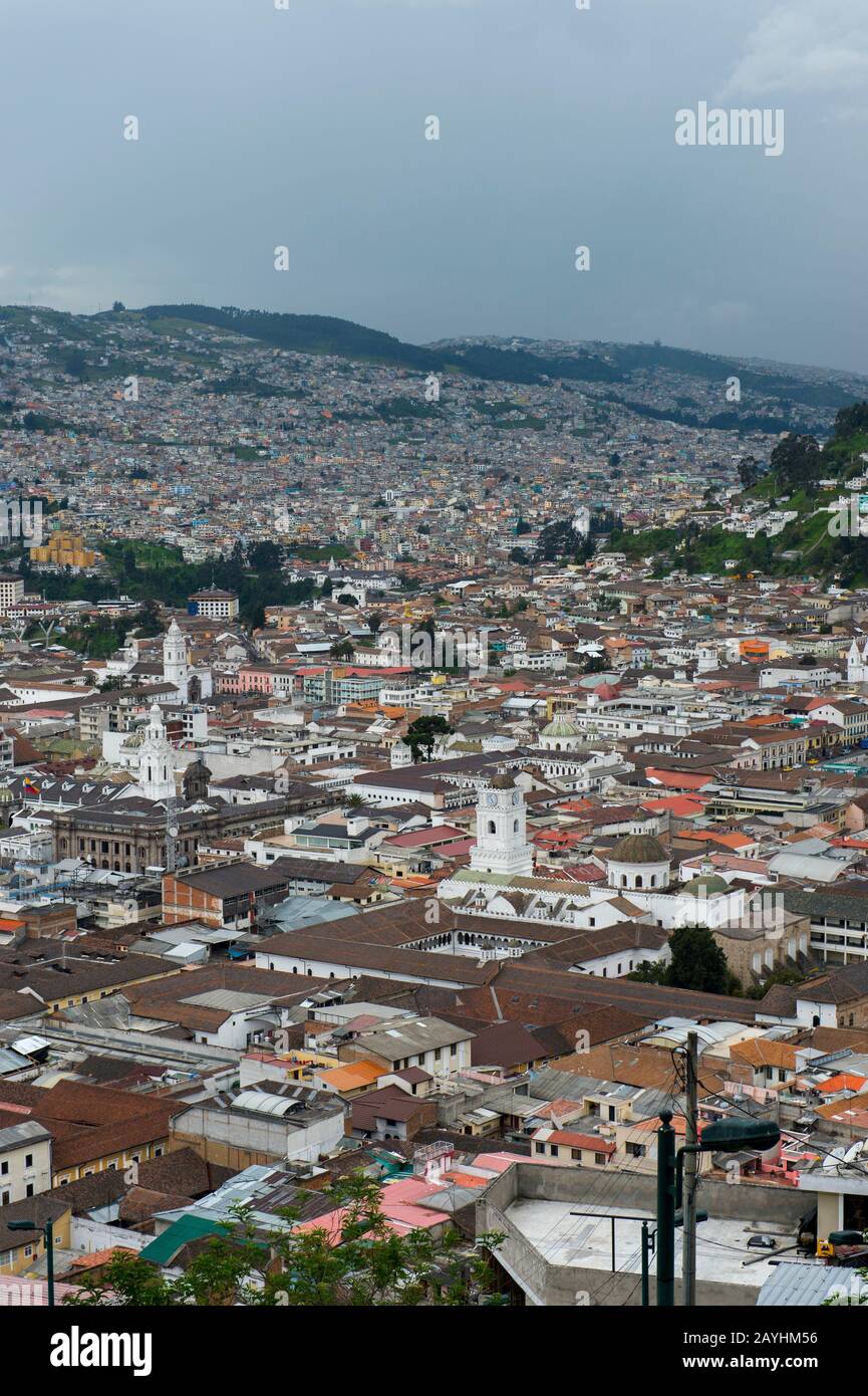 View of the historic center (UNESCO World Heritage Site) of the city of ...