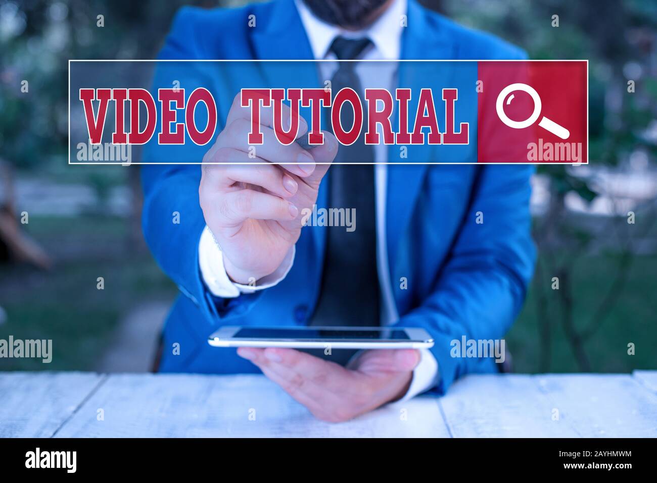 Conceptual hand writing showing Video Tutorial. Concept meaning method ...