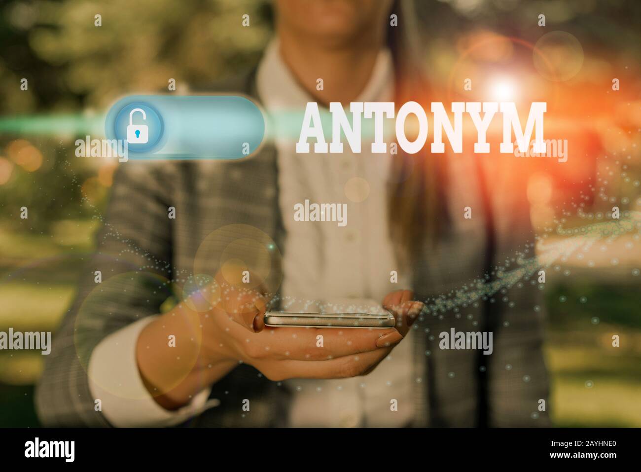 Text sign showing Antonym. Business photo showcasing word or phrase ...