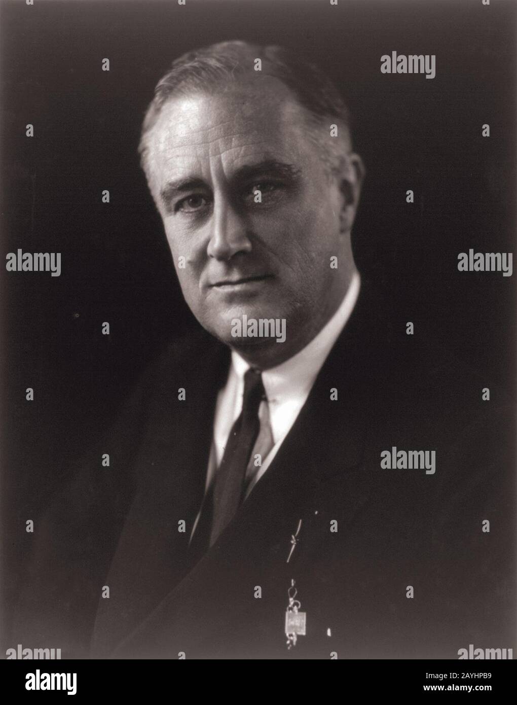 Franklin Delano Roosevelt, Portrait 1933 Stock Photo - Alamy