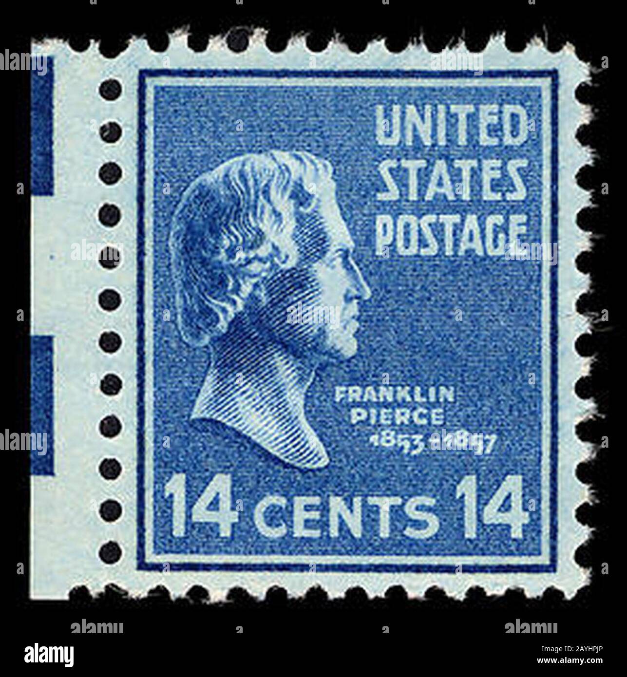 Franklin pierce stamp hi-res stock photography and images - Alamy