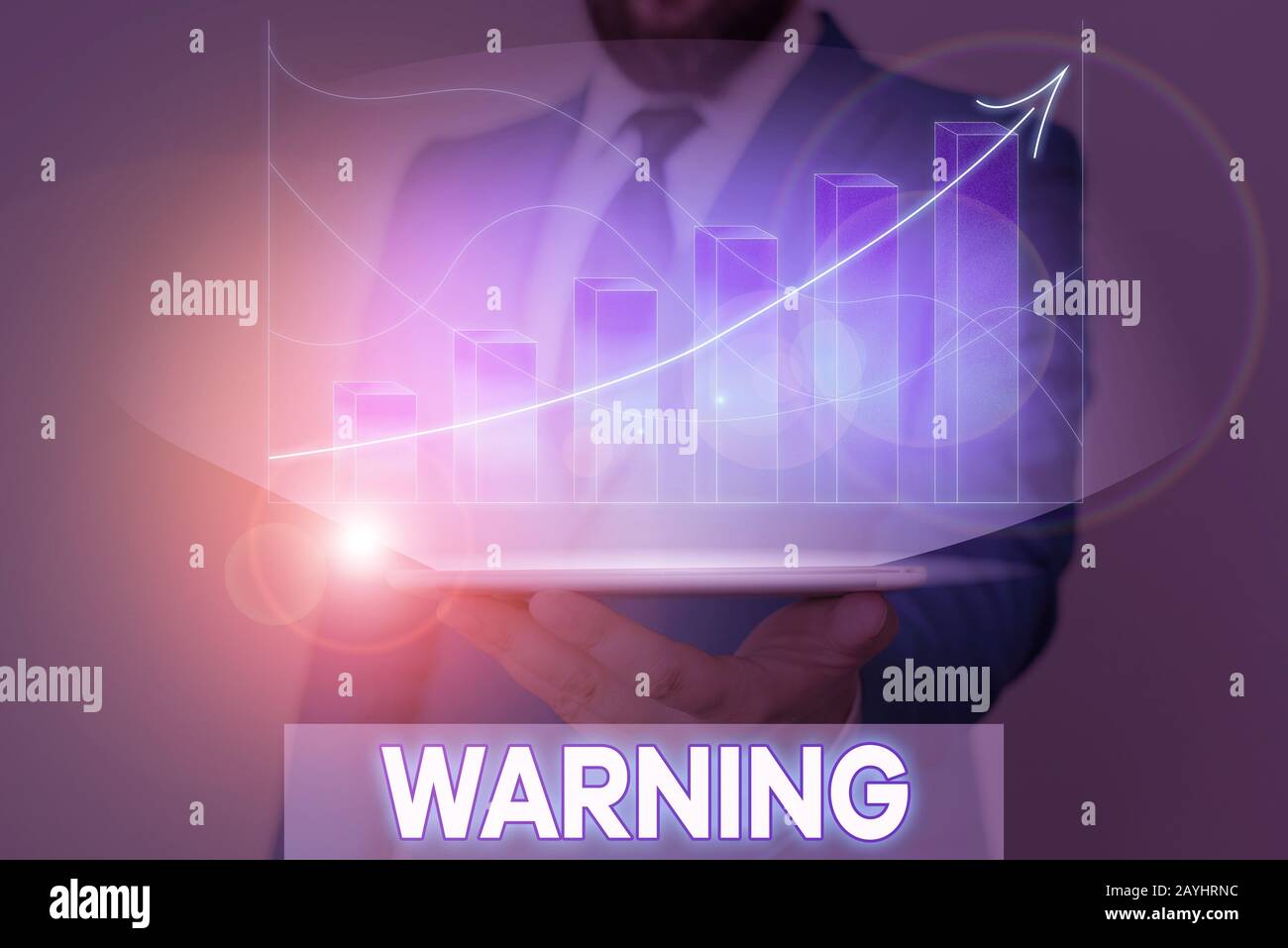 Writing note showing Warning. Business concept for Advice Sign for ...