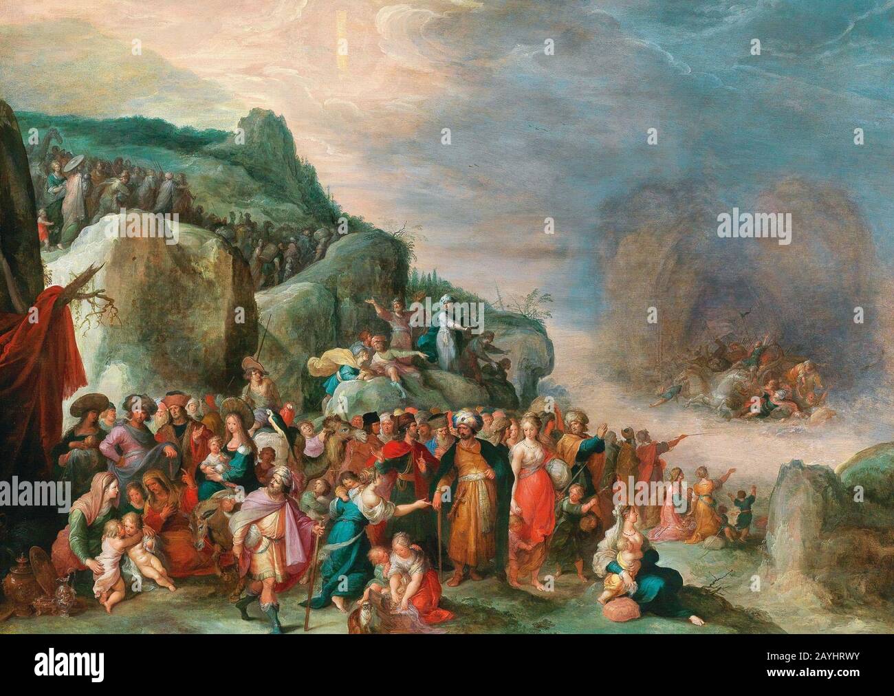Frans Francken II and Ambrosius Francken II - The Crossing of the Red ...