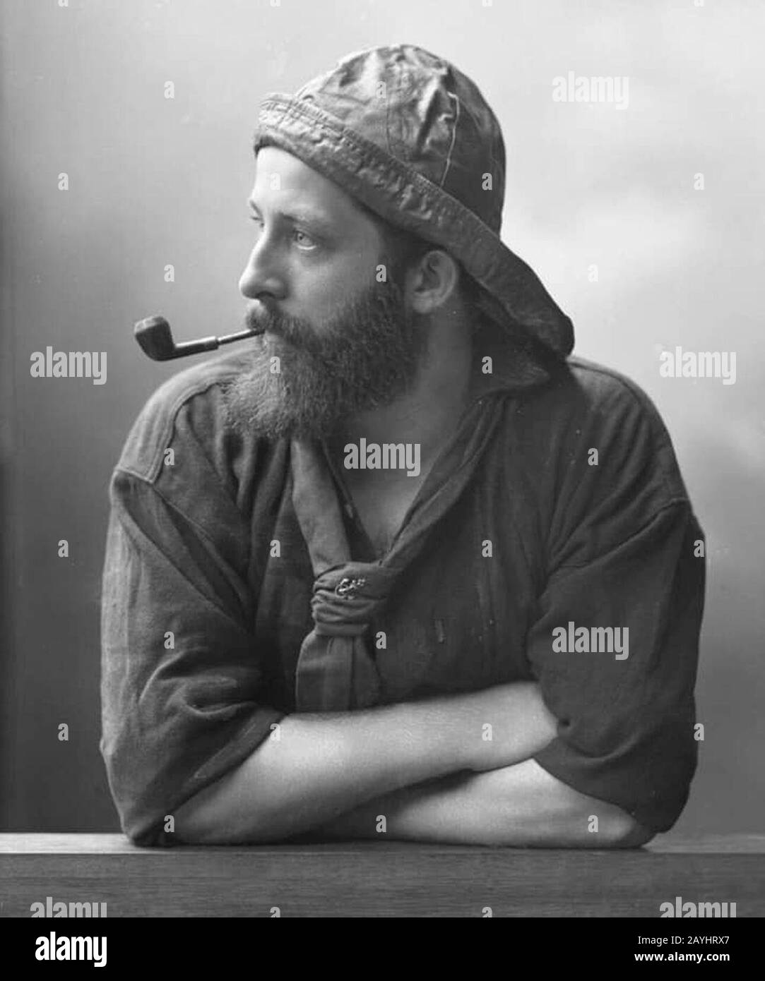 Frans Gustaf Klemming självporträtt Stock Photo - Alamy