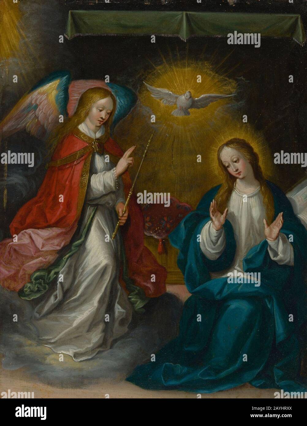 Frans Francken, II - The Annunciation Stock Photo - Alamy