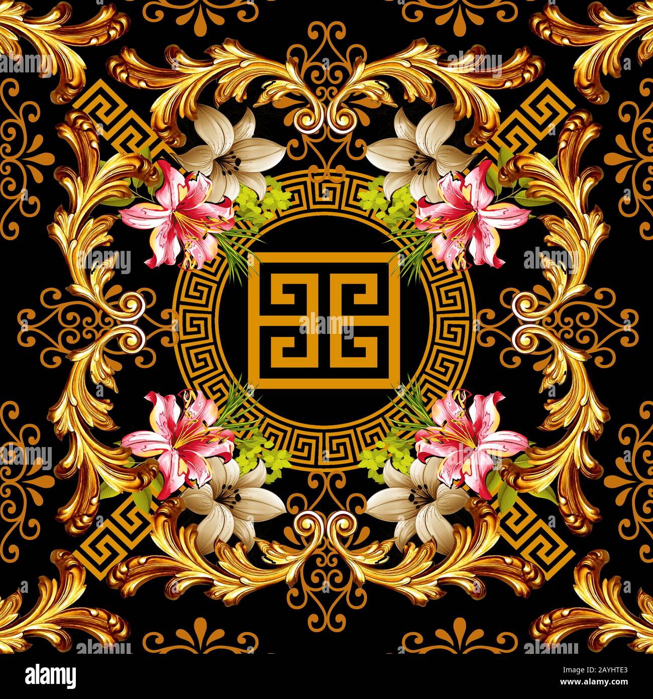 Gold Baroque Design