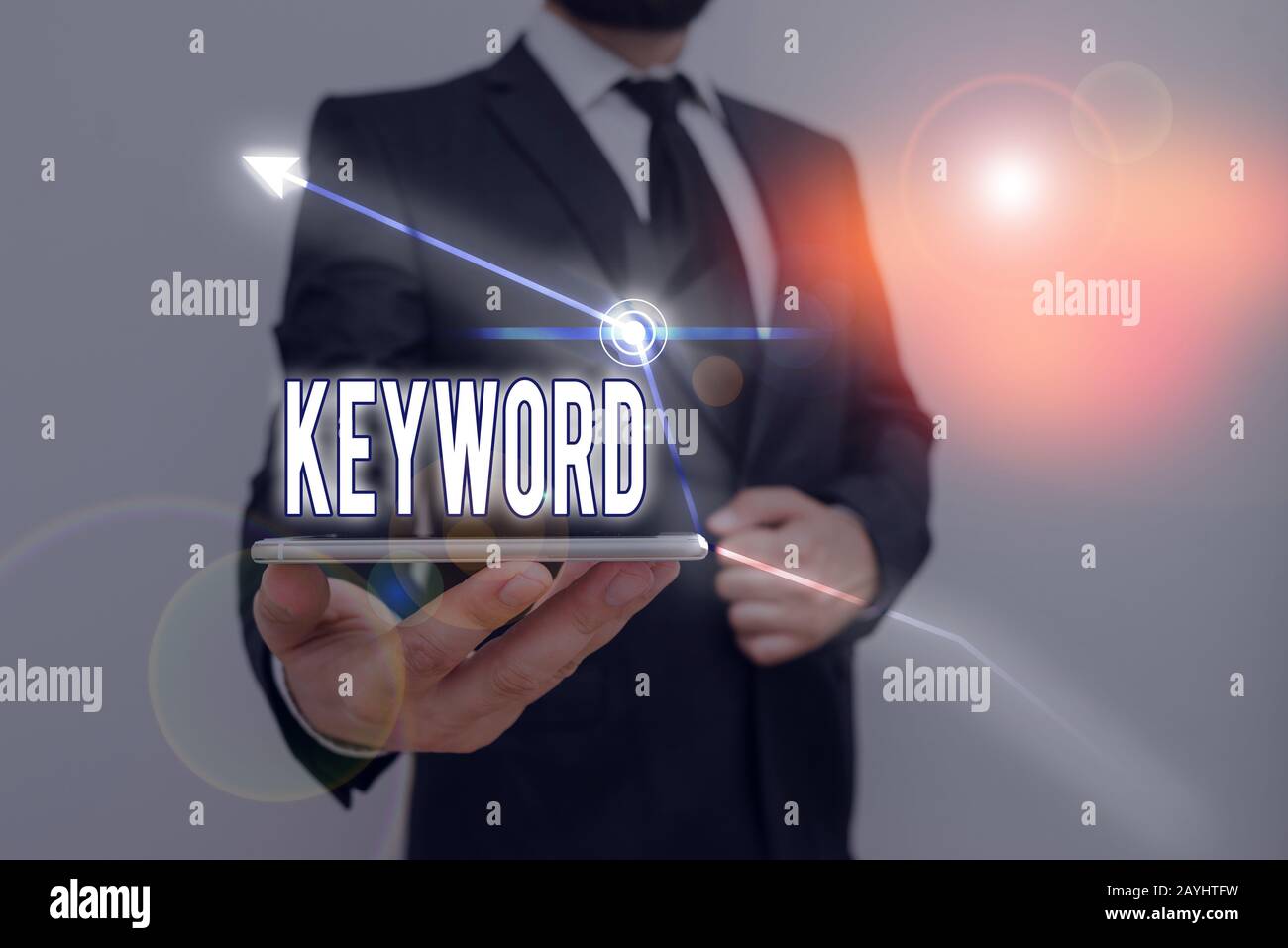 Handwriting text writing Keyword. Conceptual photo word which acts as ...