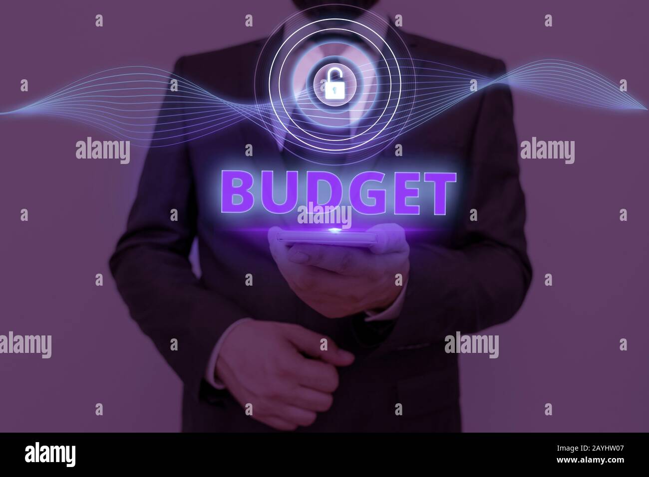 Text sign showing Budget. Business photo text an estimate of income and ...